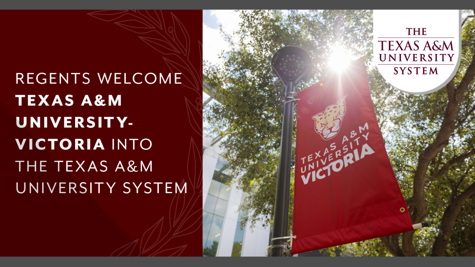 Regents Welcome Texas A&M University-Victoria into The Texas A&M ...